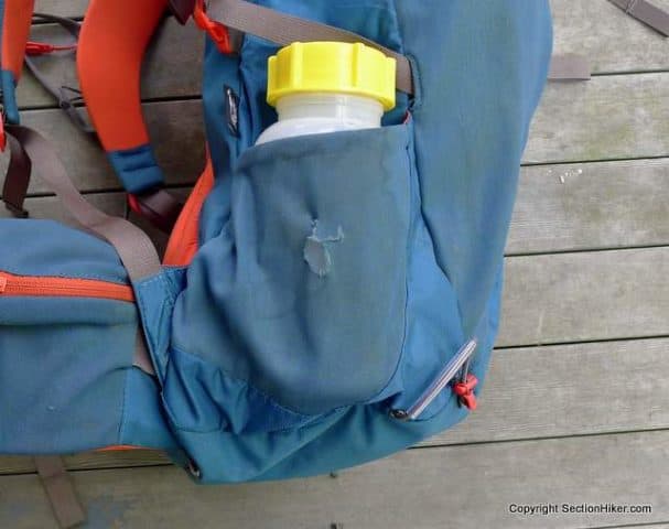 Fixing Torn Backpack Pockets with Tenacious Tape - SectionHiker.com