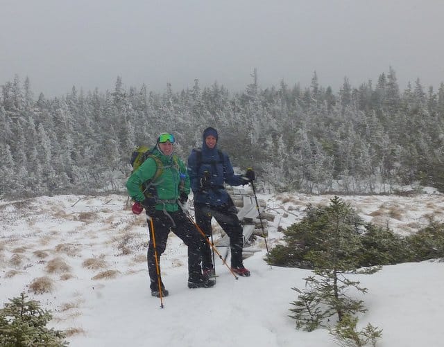 Climbing Mts Pierce and Jackson in February - SectionHiker.com