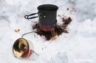 Inverted Canister Stoves for Winter Camping - SectionHiker.com